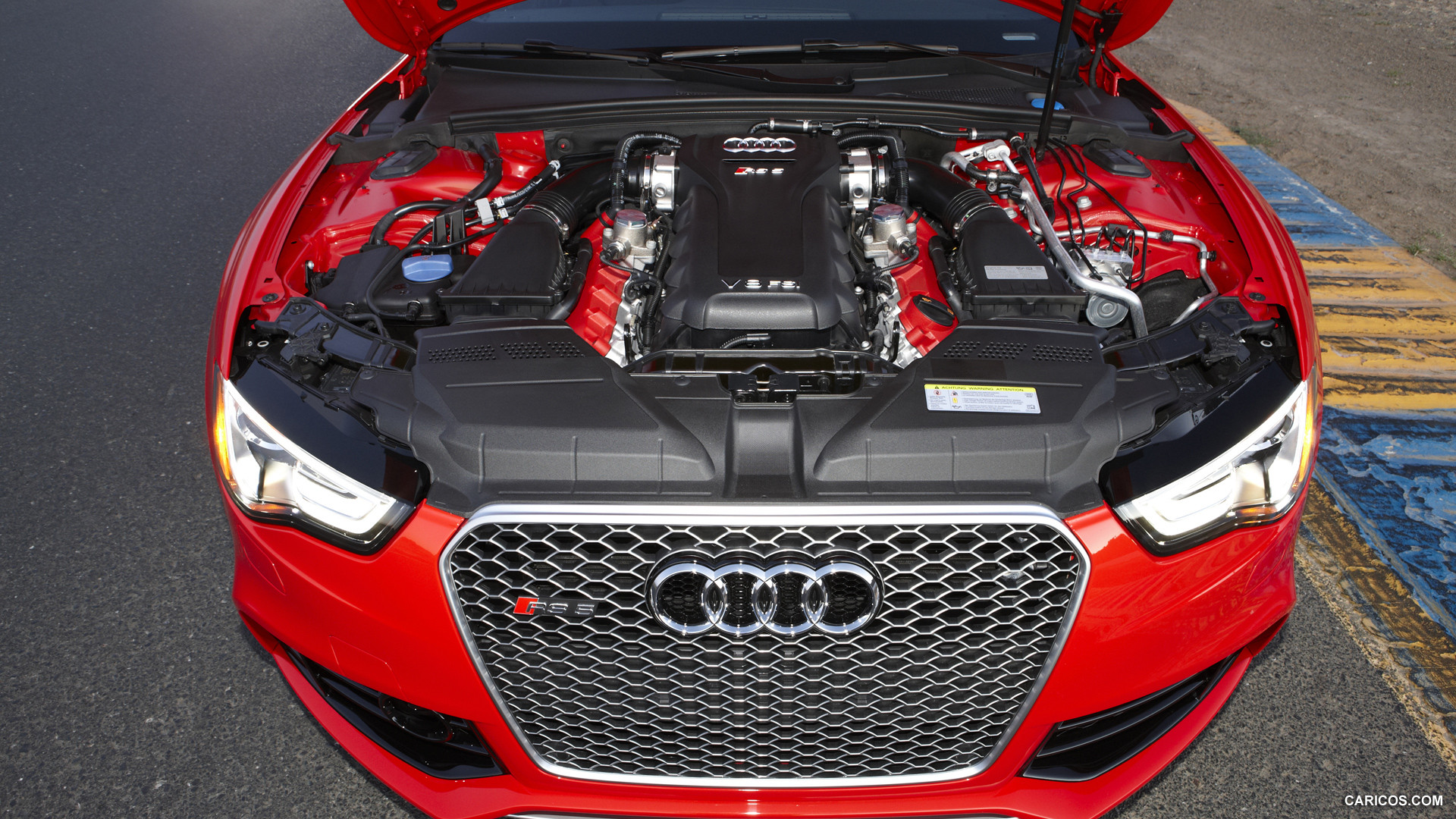 Audi RS5 US Version 2013 Engine Wallpaper 65 1600x1200