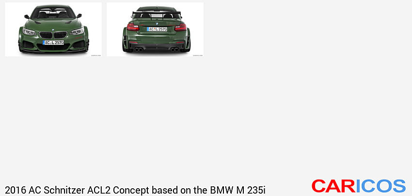 AC Schnitzer ACL2 Concept based on the BMW M 235i | 2016MY