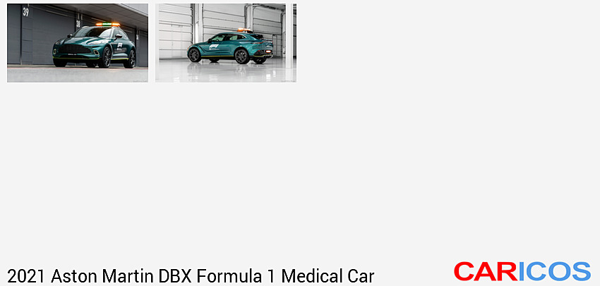 Aston Martin DBX Formula 1 Medical Car | 2021MY