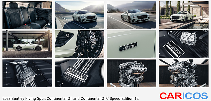 Bentley Bentayga, Flying Spur, Continental GT Speed Edition 12 | 2023MY