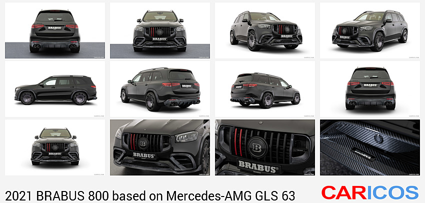 2021 BRABUS 800 based on Mercedes-AMG GLS 63 | Caricos
