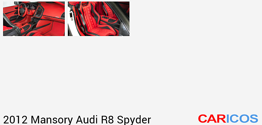 2012 Mansory Audi R8 Spyder | Caricos