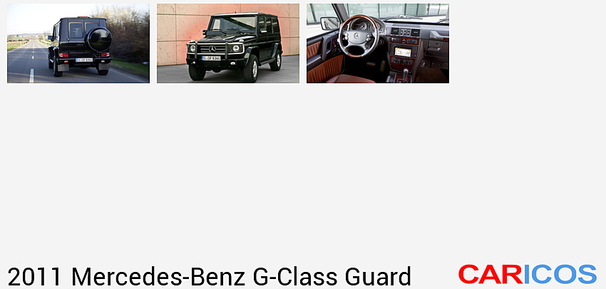 2011 Mercedes-Benz G-Class Guard | Caricos